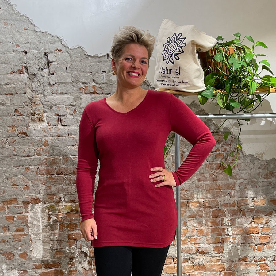 ENGEL Wol zijde tuniek shirt dames MALVE biologische wol | Natur-el ...