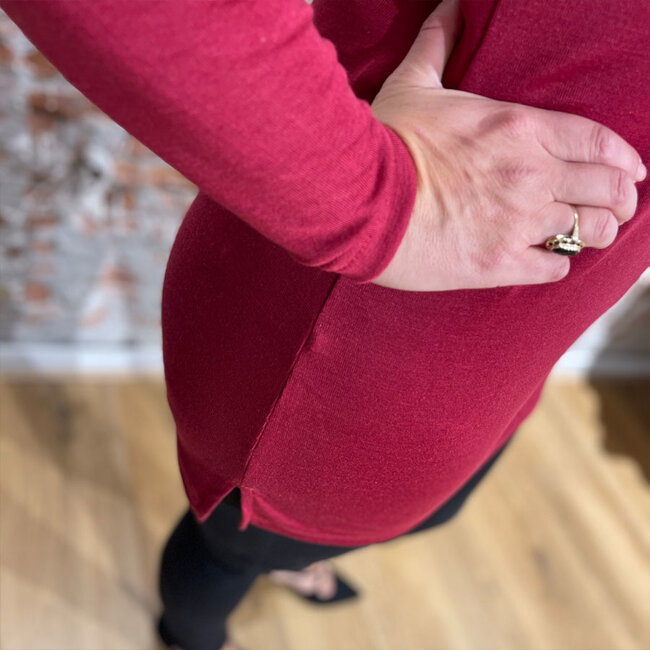 ENGEL Wol zijde tuniek shirt dames MALVE biologische wol | Natur-el ...