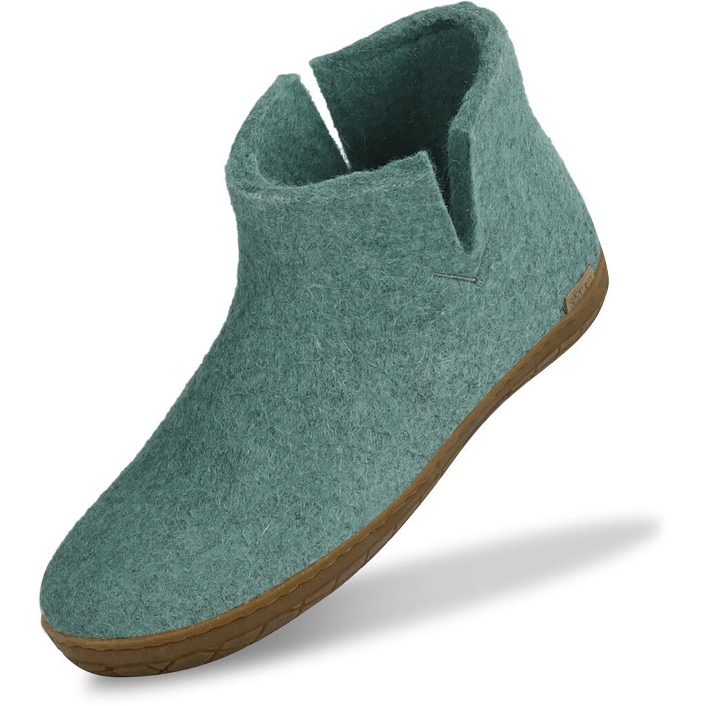 GLERUPS wollen pantoffels LAARS NORTHE SEA RUBBER HONEY | Natur-el ...