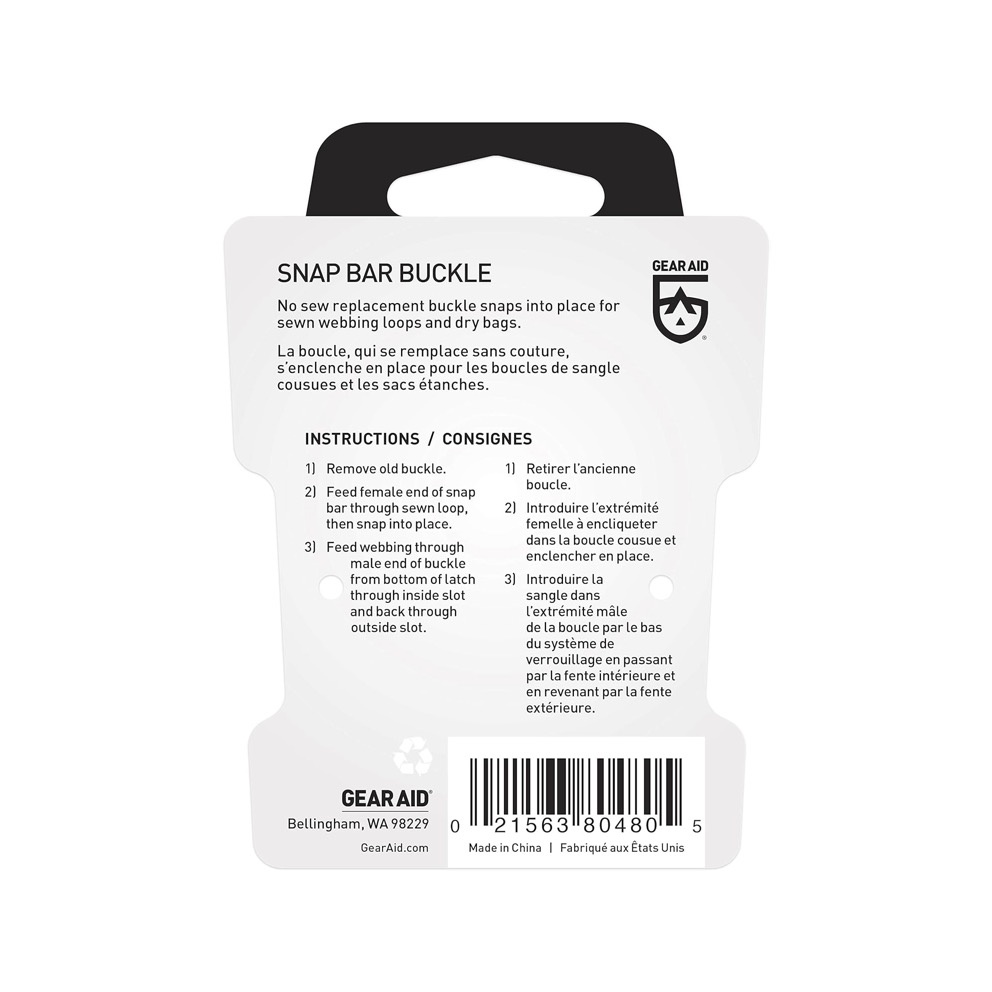 Gear Aid Snap Bar Buckle - Outdoor Life Singapore