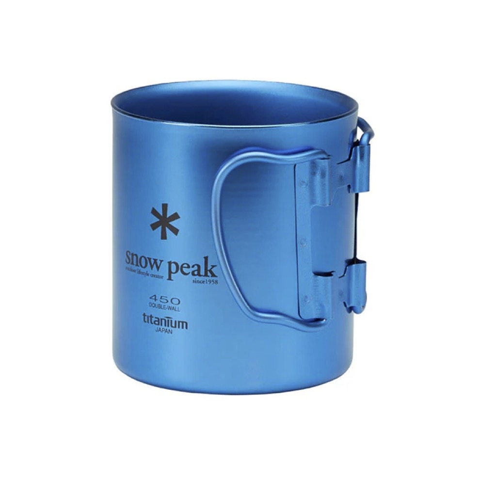Snow Peak Titanium Double Wall Cup 450 - Outdoor Life Singapore