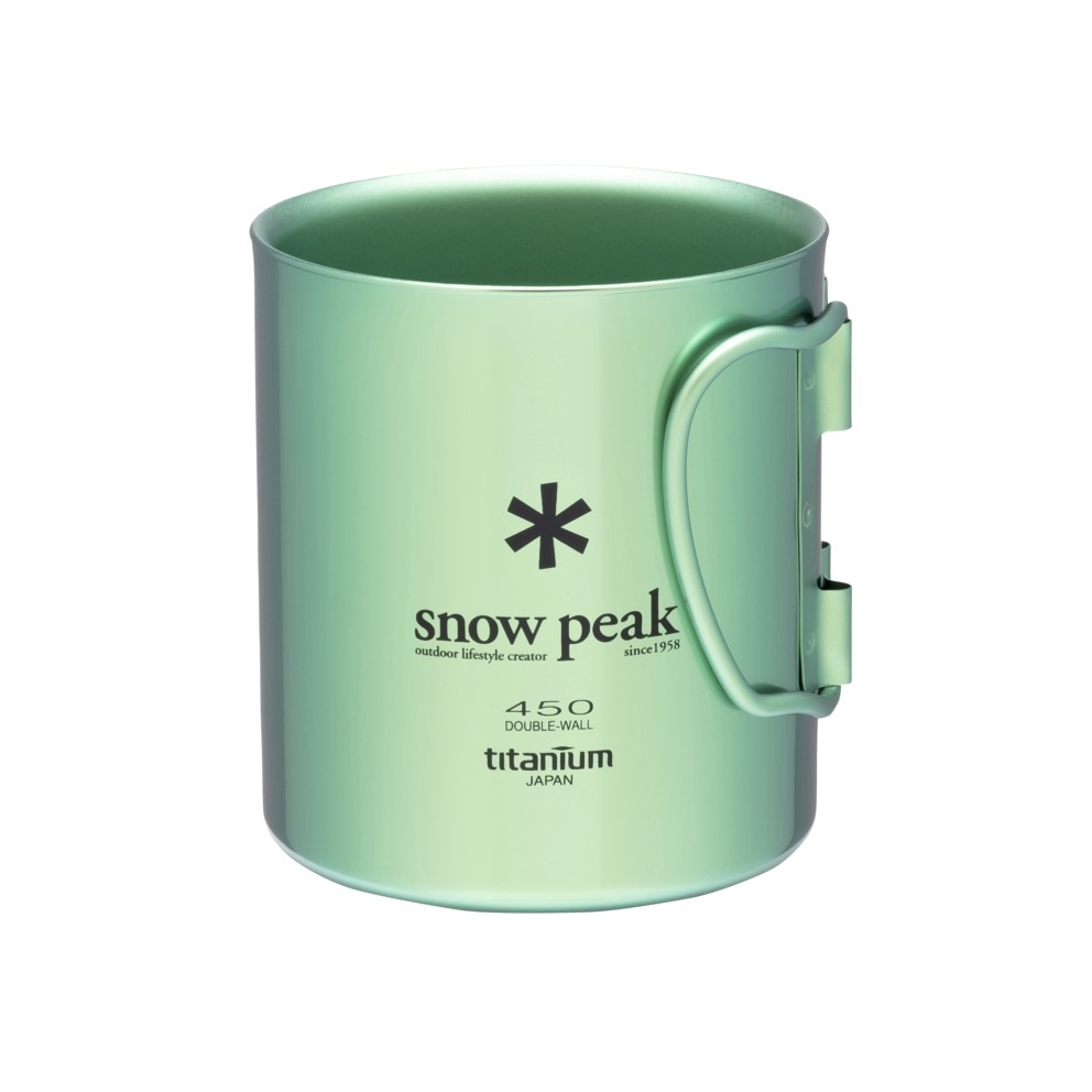 Snow Peak Titanium Double Wall Cup 450 - Outdoor Life Singapore