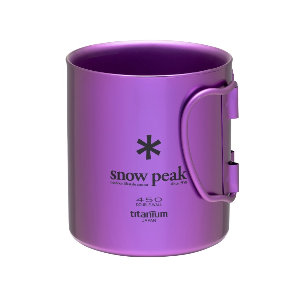 Snow Peak Titanium Double Wall Cup 450 - Outdoor Life Singapore