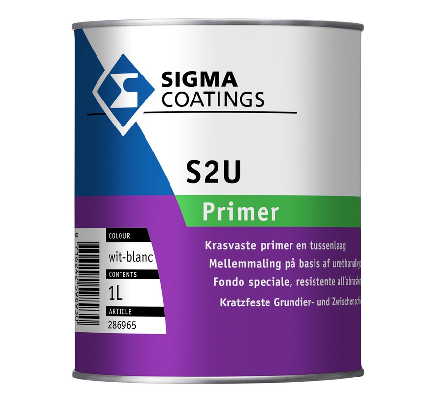 Sigma S2U Primer 1 liter - Verf en Wand Heemskerk en Parré Wonen