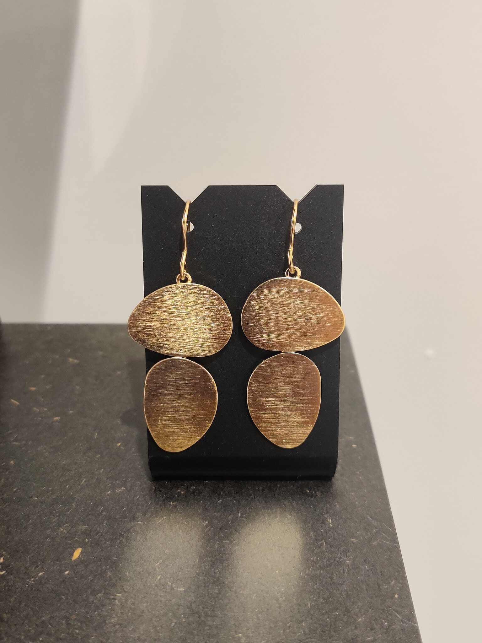 Oorbellen cloud verguld - Kwesto