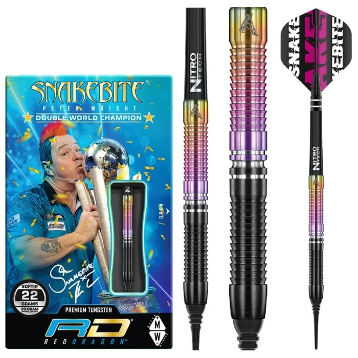 Peter Wright Snakebite World Champion 2020 Edition Freccette Soft ...