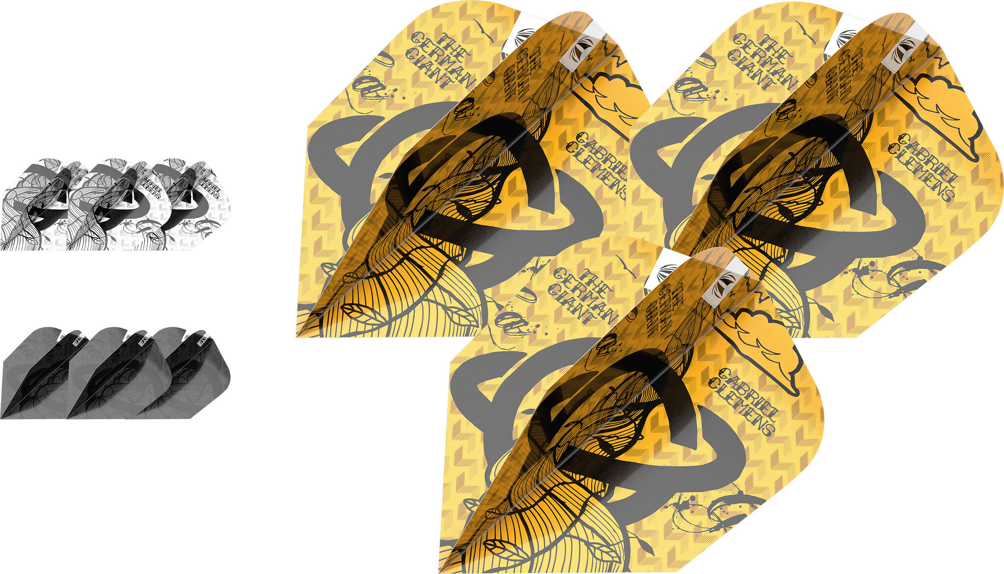 Alette Target Gabriel Clemens 3 Sets Ink 2023 Ten-X - Dartshopper.it