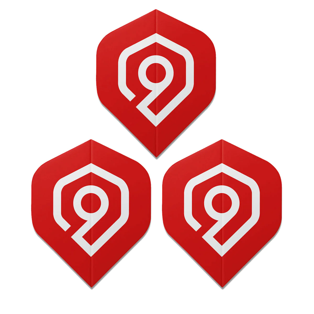 Alette Perfect Nine Logo Black Red - Dartshopper.it