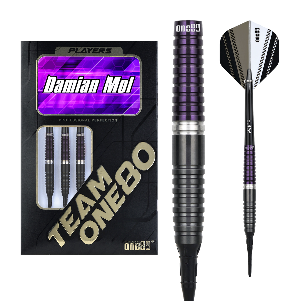 ONE80 Damian Mol 90% Freccette Soft - Dartshopper.it