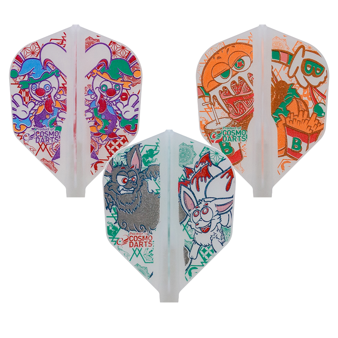 Alette Cosmo Darts Fit Flight Yoshihisa Baba 3 Shape - Dartshopper.it