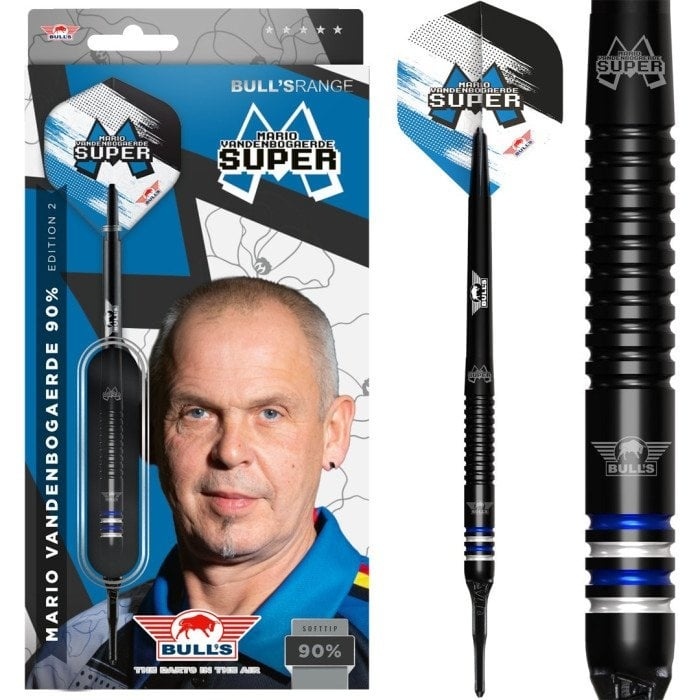 Bull's Mario Vandenbogaerde E2 90% Freccette Soft - Dartshopper.it