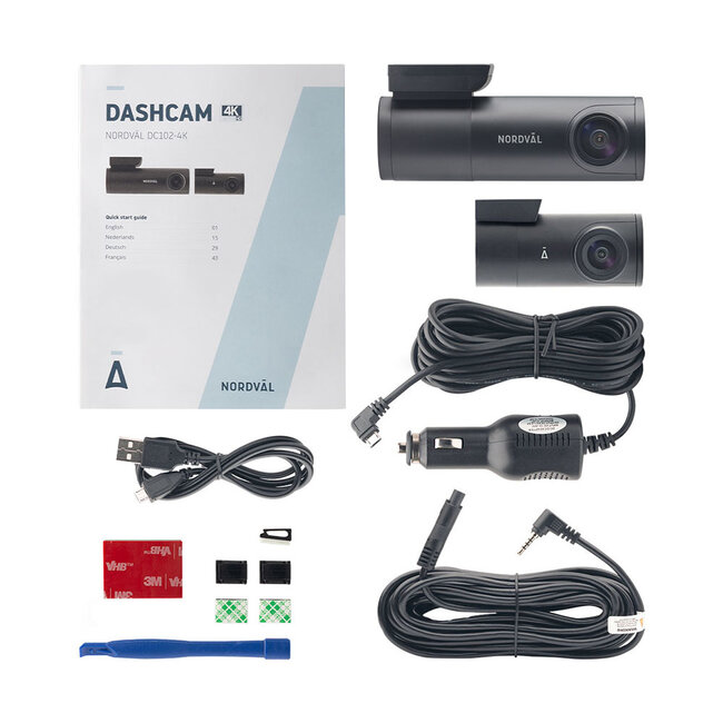 Nordväl DC102 4K 2CH Wifi GPS 32gb dashcam - Dashcamdeal | Europe's ...