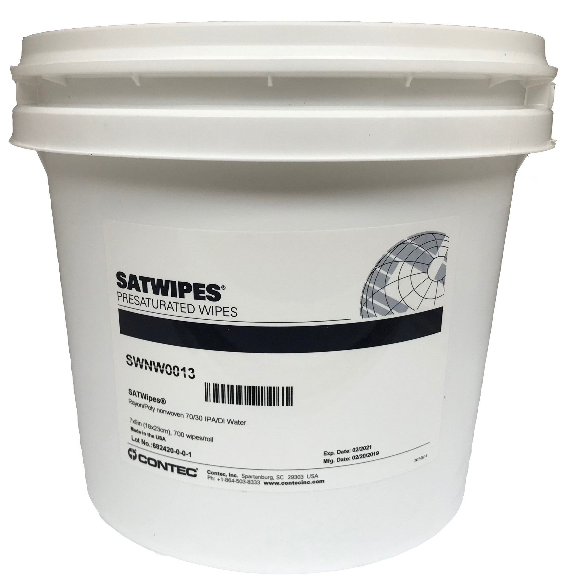 Geïmpregneerde Cleanroom Doeken | Contec SWNW0013 | 700 stuks ...