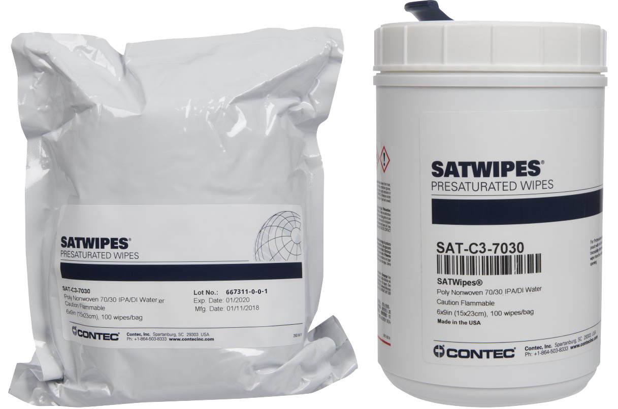 Geïmpregneerde Cleanroom Doeken | Contec SAT-C3-7030 - ProCleanroom