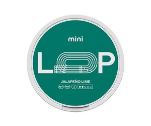 LOOP Jalapeño Lime Mini: Bold Flavor & Balanced Nicotine - Snussie.com