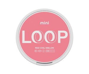 LOOP Red Chilli Melon Mini: Unique Flavor & Moderate Nicotine - Snussie.com
