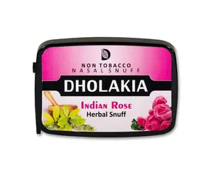 Dholakia Indian Rose Herbal Snuff - Snussie.com