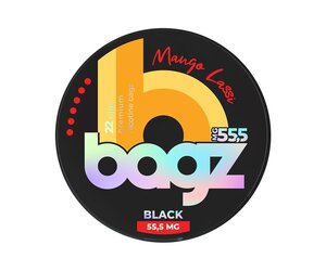BAGZ Mango Lassi Black : Saveur Tropicale & Nicotine Intense - Snussie.com