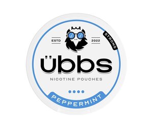 ÜBBS Peppermint Strong: Refreshing Nicotine Pouches, 11mg - Snussie.com