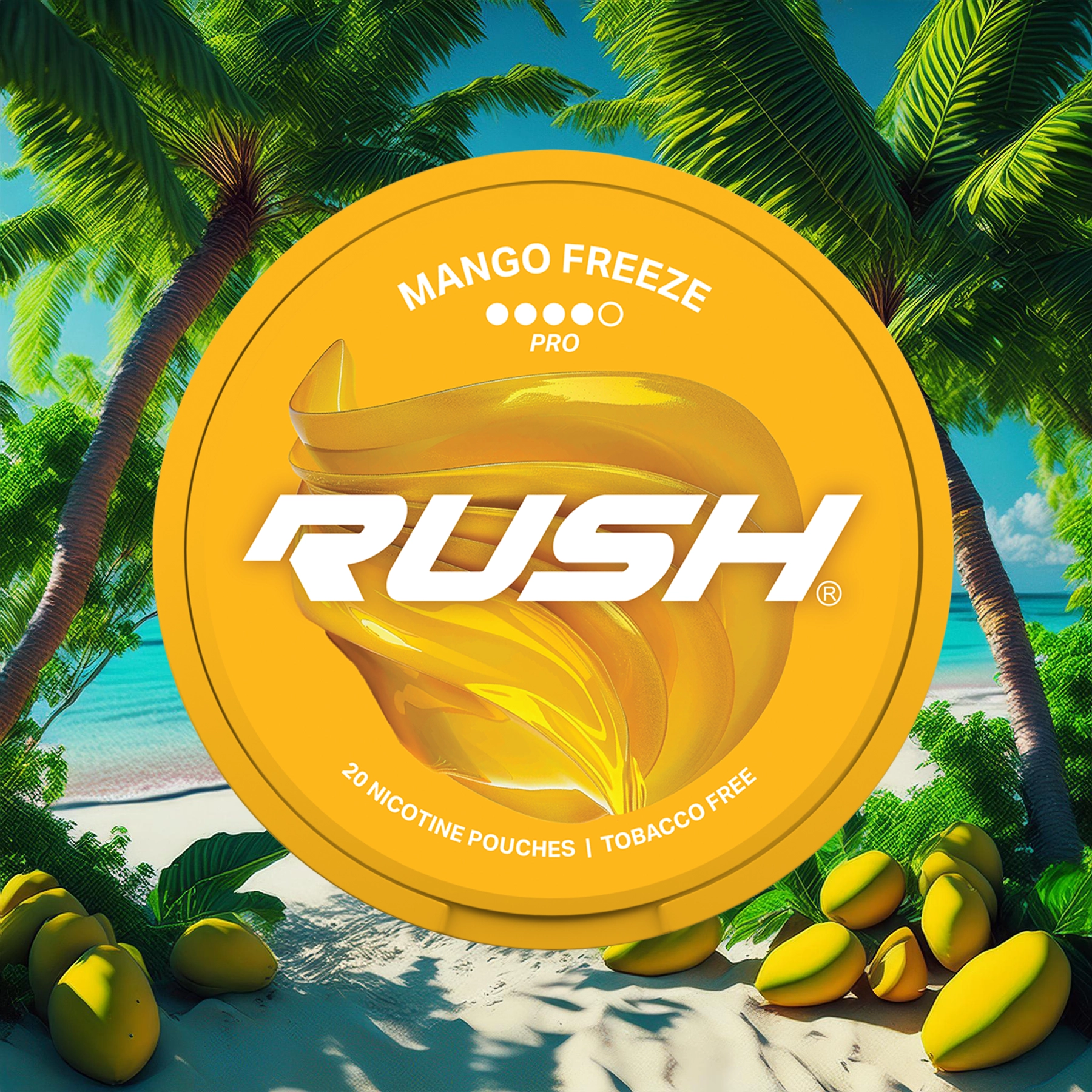 RUSH Nikotinbeutel: Qualität und Geschmack neu definiert auf dem europäischen Markt - Snussie.com