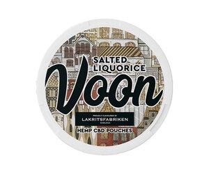 VOON Salted Liquorice | Hemp CBD Pouches - Snussie.com