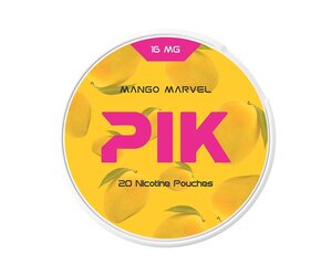 PIK Mango Marvel: Intensiver Nikotin-Kick mit tropischem Geschmack - Snussie.com