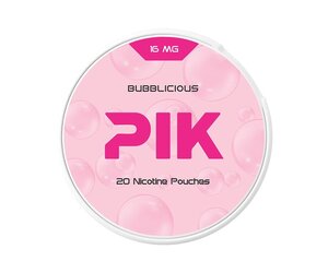 PIK Bubblicious: Extrem starke Nikotinbeutel mit verrücktem Geschmack - Snussie.com
