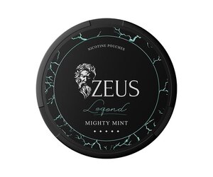 ZEUS LEGEND Mighty Mint: Extra Strong Nicotine Pouches - Snussie.com