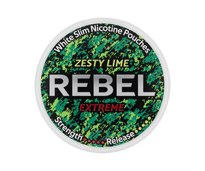 REBEL Zesty Lime Extreme: Sabor Cítrico y Potente Nicotina - Snussie.com