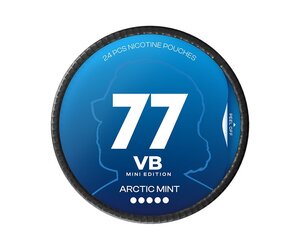77 VB Arctic Mint Strong: Extra Strong Nicotine Pouches - Snussie.com