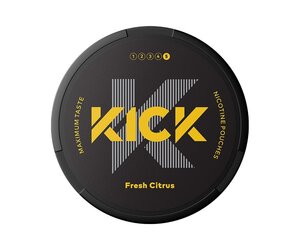 KICK Fresh Citrus Extra Fort 15-25 MG - Saveurs Revigorantes - Snussie.com