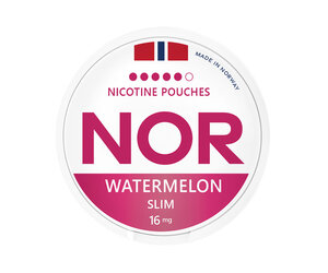 NOR Watermelon Slim | Força Forte e Sabor Tropical - Snussie.com