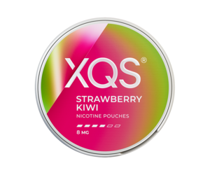 XQS Strawberry Kiwi Nicotine Pouches: Refreshing & Convenient - Snussie.com