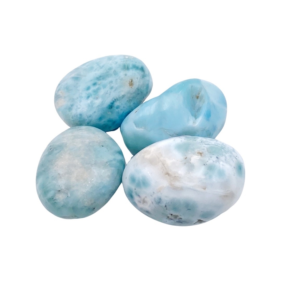 Pierre roulée Larimar l Luma Creation - Luma Creation