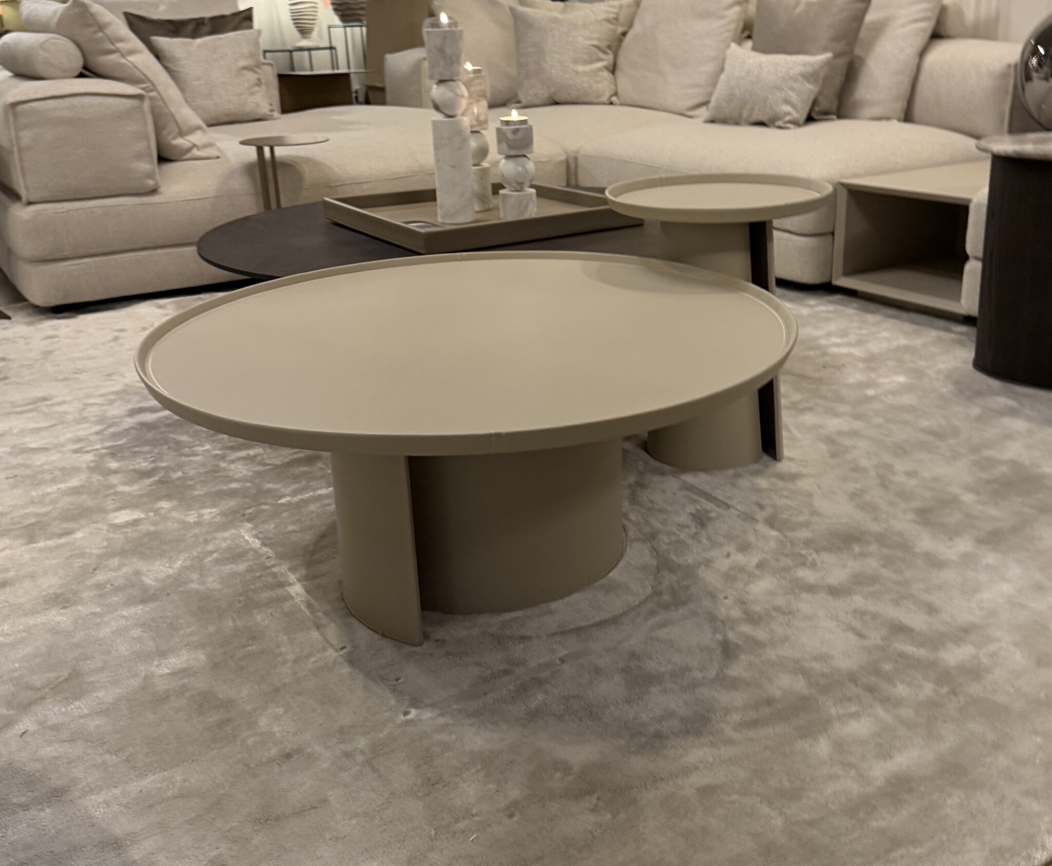 BELLAGIO Round coffee table Craie - The Grand Interior