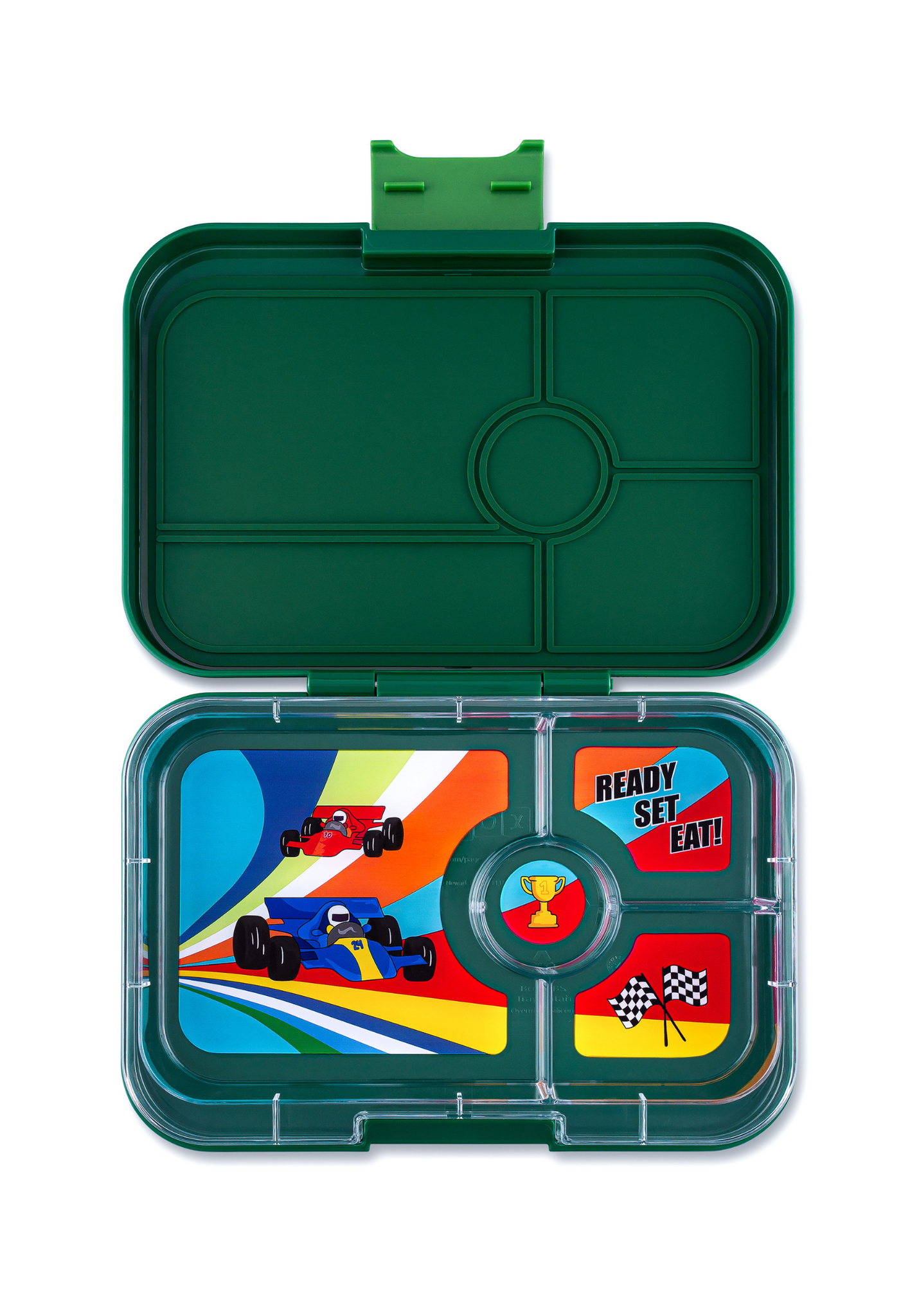 YUMBOX Tapas XL 4 vakken - Greenwich Green / Racecar | Yumbox EU ...