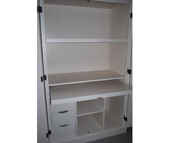 Computerkast Roma wit | 123kast