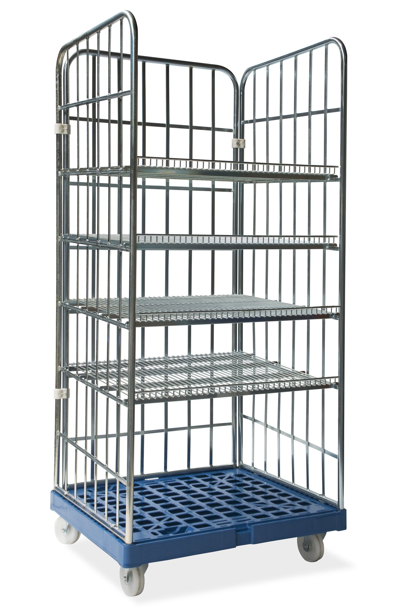 Roll Container 4 Prateleiras 810x720x1808mm | Rotomshop.pt