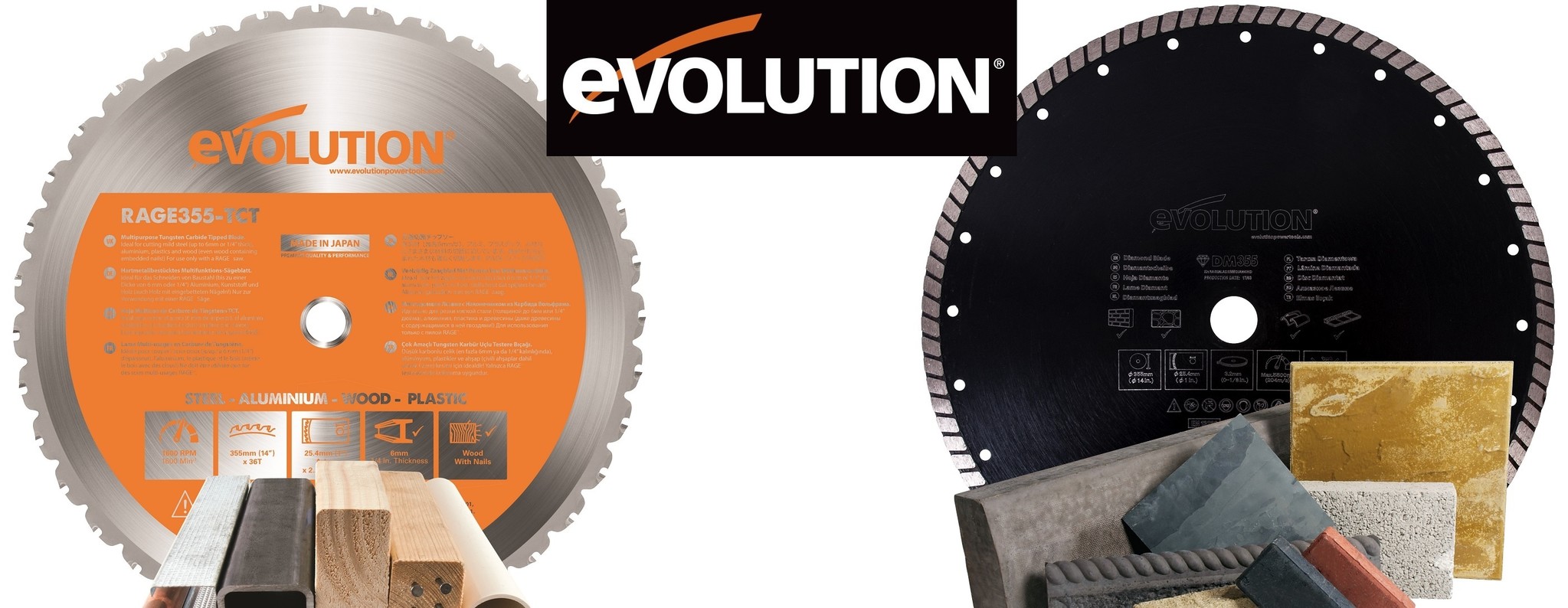 evolution power tools homepage - Evolution Power Tools Benelux