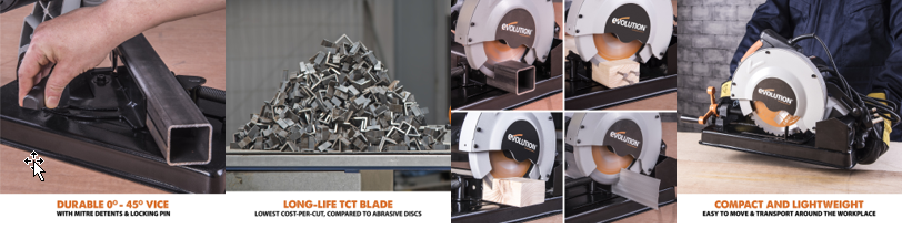 Der Evolution Rage 4 hat alles - Evolution Power Tools Benelux