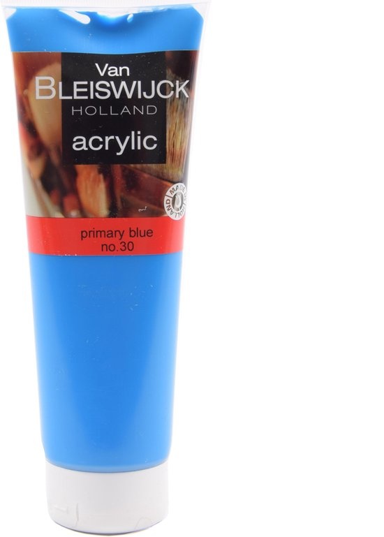 Acrylic paint 250 ML - Waterproof paint - Acrylic paint Blue - Primary ...