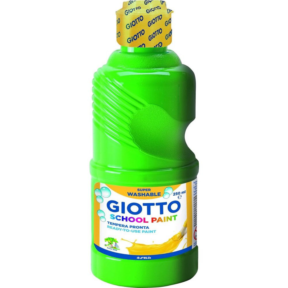 Giotto Gouache School Paint Junior 250 Ml Green - Discountershop.nl