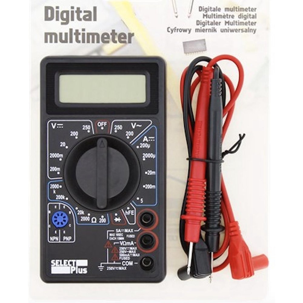 Digitale multimeter - multimeter 250 volt | 5 ampère - Discountershop.nl