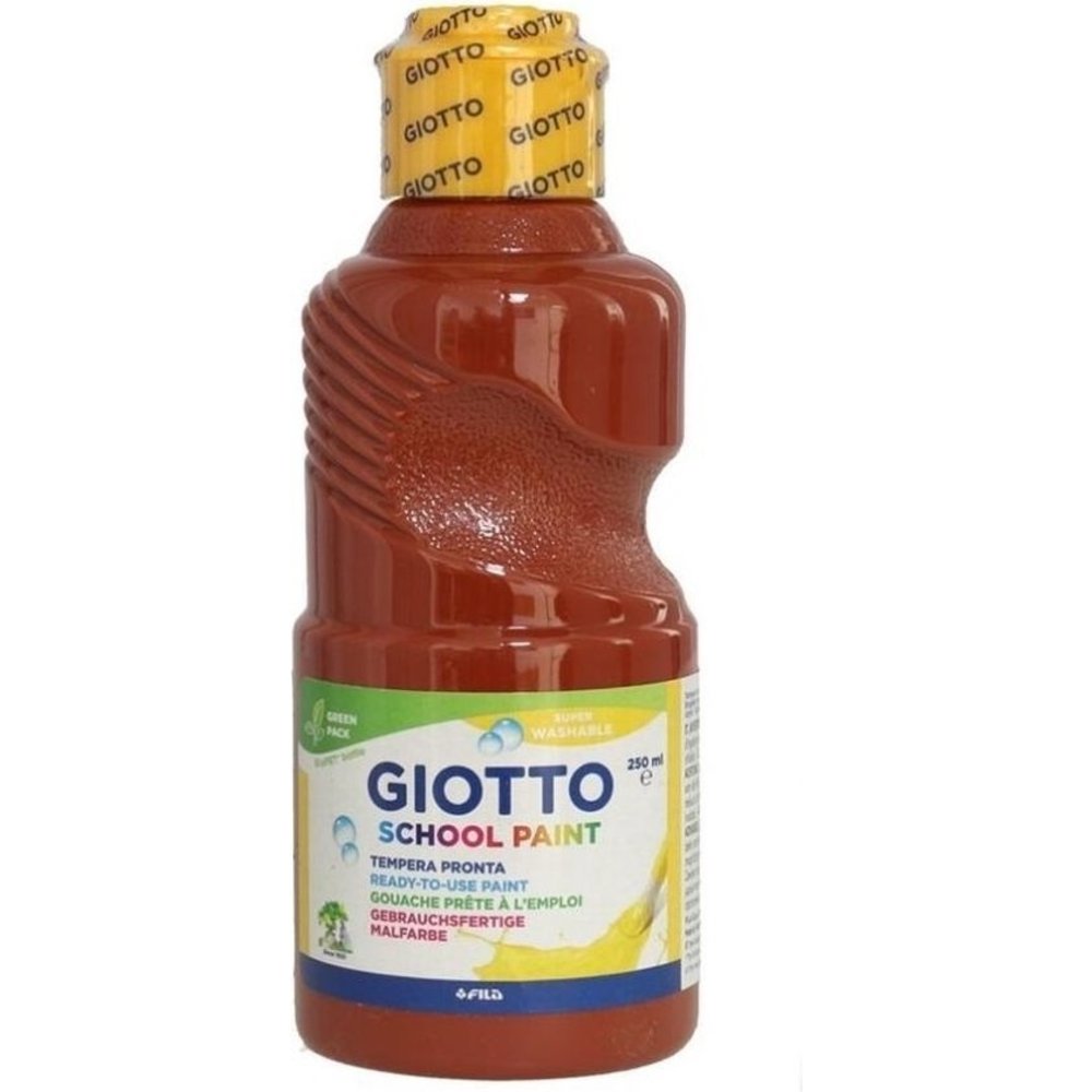 Giotto Plakkaatverf School Paint Junior 250 Ml Zwart - Discountershop.nl