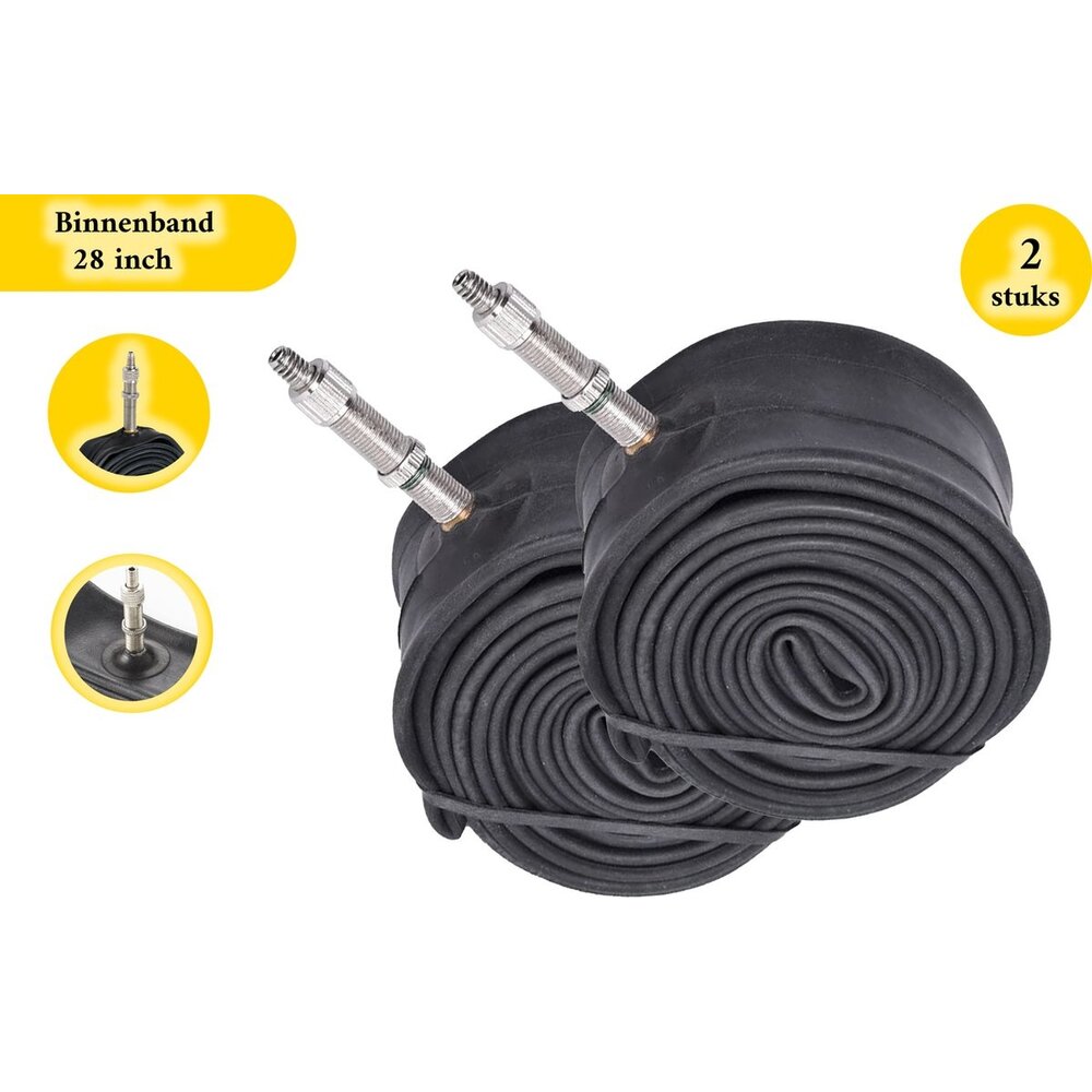 Fiets binnenband 28 inch - 2 stuks in de verpakking binnenband 28 Inch ...