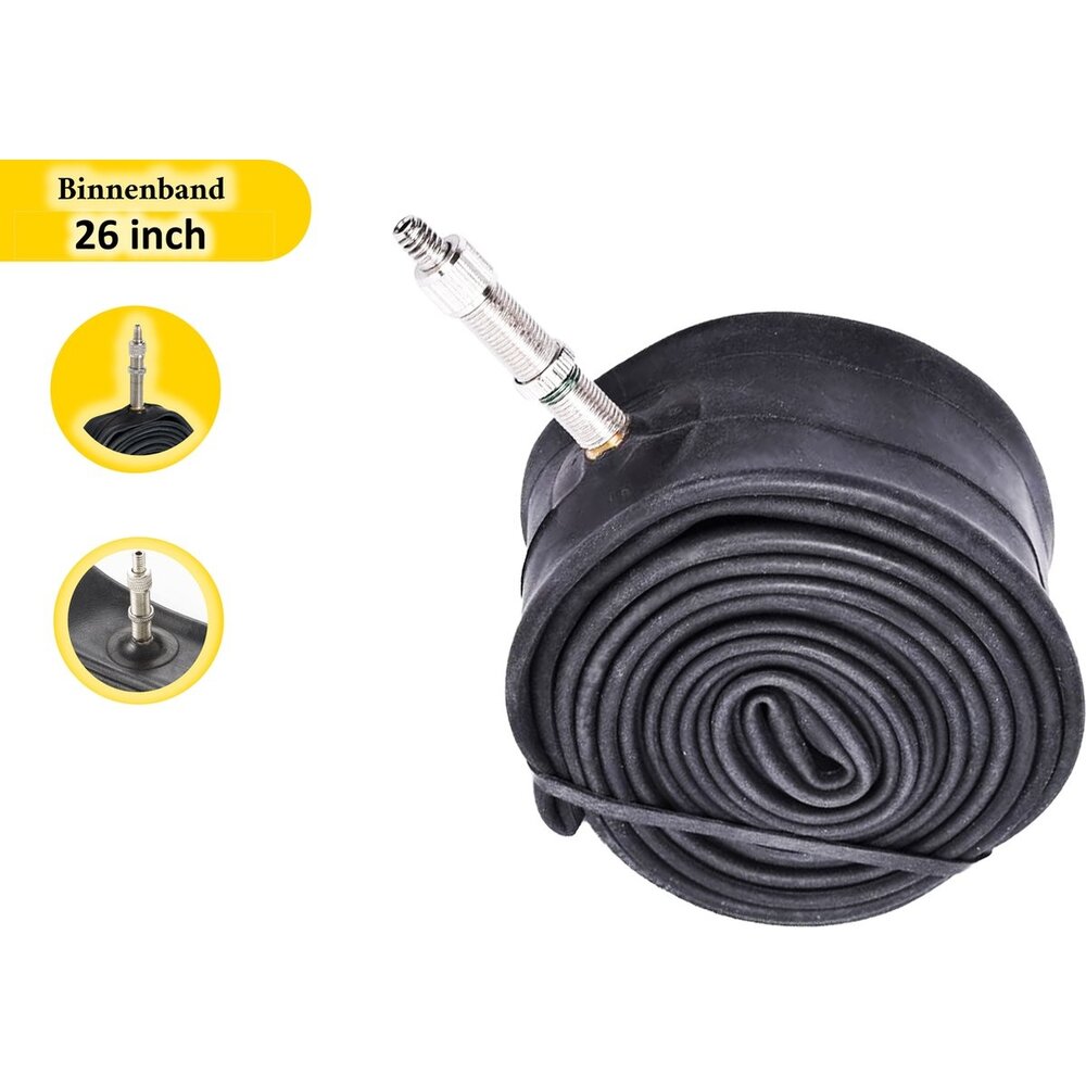 Fiets binnenband 26 inch - 1x Binnenband 26 Inch Fiets binnenband 26 I ...