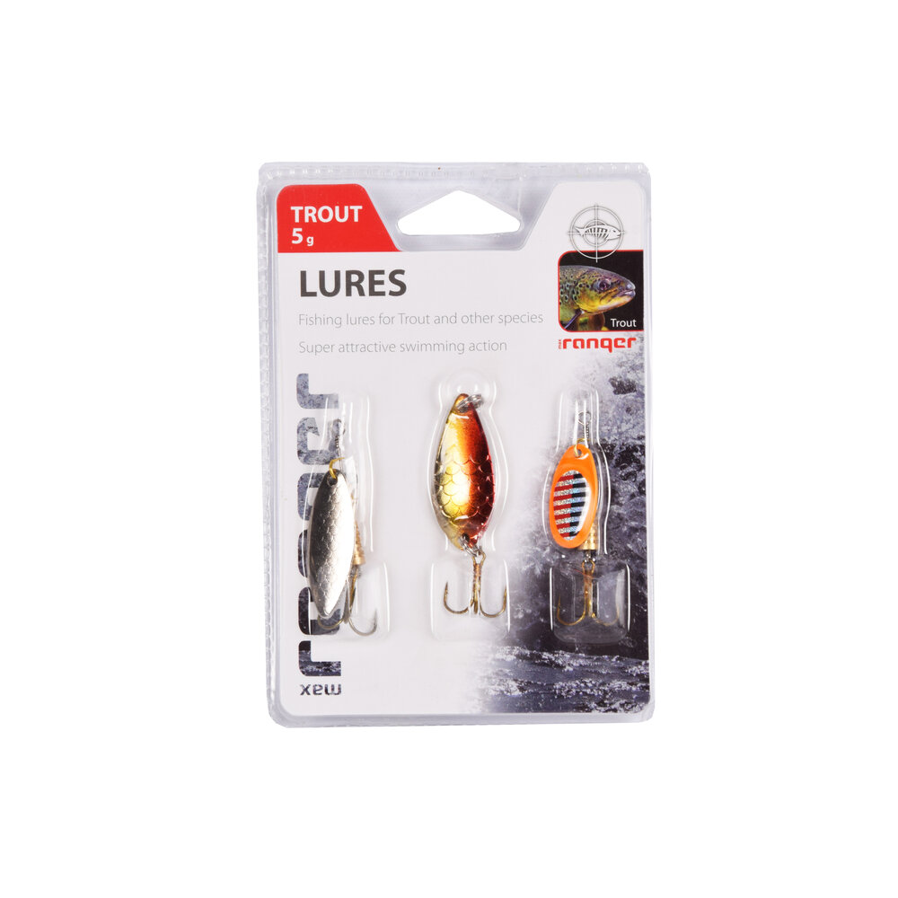 Spinner Set Vissen - 3-delige Kunstaas Set - 5 gram - Discountershop.nl