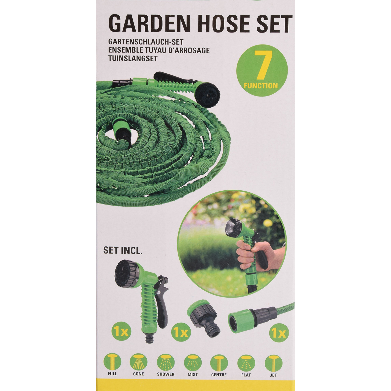 Tuinslang | waterslang | Groen | Flexibel | 10-20m - Discountershop.nl