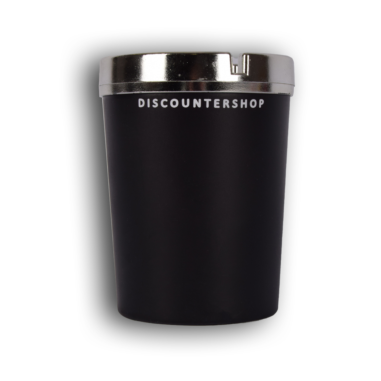 Auto asbak | kunststof | Zwart | met deksel | 10cm*13cm - Discountershop.nl