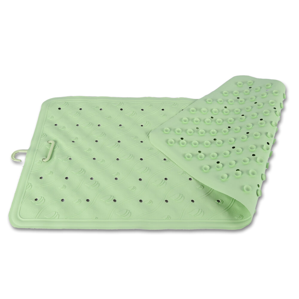 Stijlvolle Groene Badmat - 76x36cm - Natuurlijk Rubber - 535g - Enkelv ...